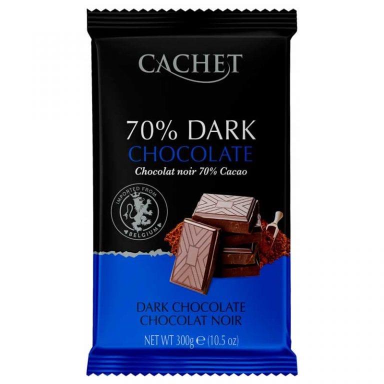 Шоколад Чорний Cachet 70% Какао 300 г замовити з доставкою по всій ...